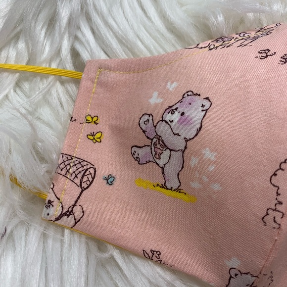 Hand Crafted | Accessories | Care Bears Face Mask Reversible Reusable ...